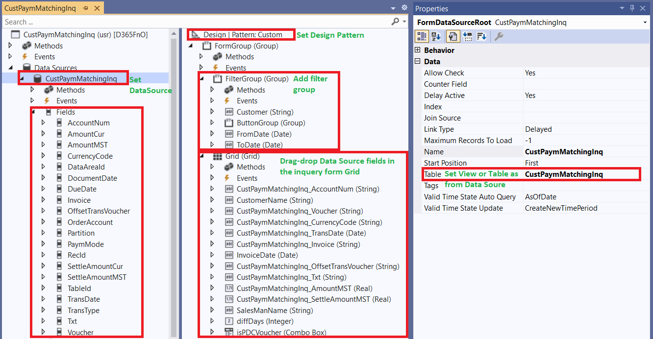 AX2012/D365FnO – HOW TO CREATE A INQUIRY FORM USING THE VIEW IN D365FnO ...